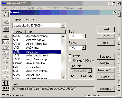 How to use EODData with Advanced Get